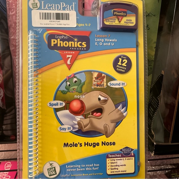 leapfrog | Other | Leapfrog Leappad Lesson 7 Phonics Long Vowels E O ...